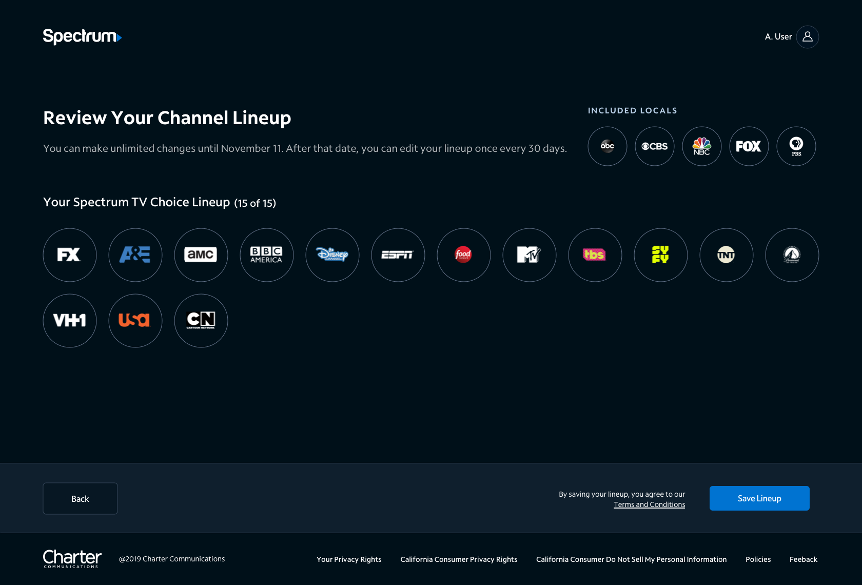Changing Your Spectrum TV Choice Channel Selections Spectrum Support